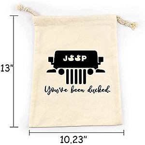 You've Been Ducked | Rubber Duck Drawstring Bag | Duck Duck Bag | Reusable Rubber Duck Bag | 13 x 10 inches | Great Gift for Any Duck Enthusiast | Rubber Duck Bag