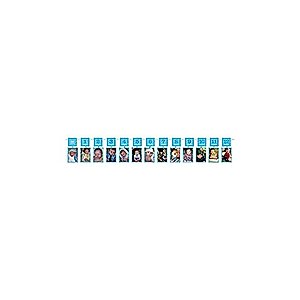 amscan 220108 1st Birthday Glitter Photo Garland - Blue, 1ct, 12'