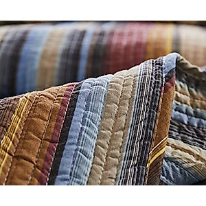 Greenland Home Durango 100% Cotton Reversible Throw Blanket, 50 x 60 inches, Earth