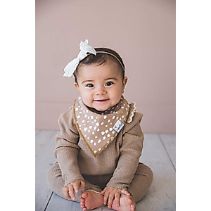 Copper Pearl Baby Bandana Drool Bibs for Drooling and Teething 4 Pack Gift Set “Autumn, Soft Set of Cloth Bandana Bibs for Any Baby Girl or Boy, Cute Registry Ideas for Baby Shower Gifts