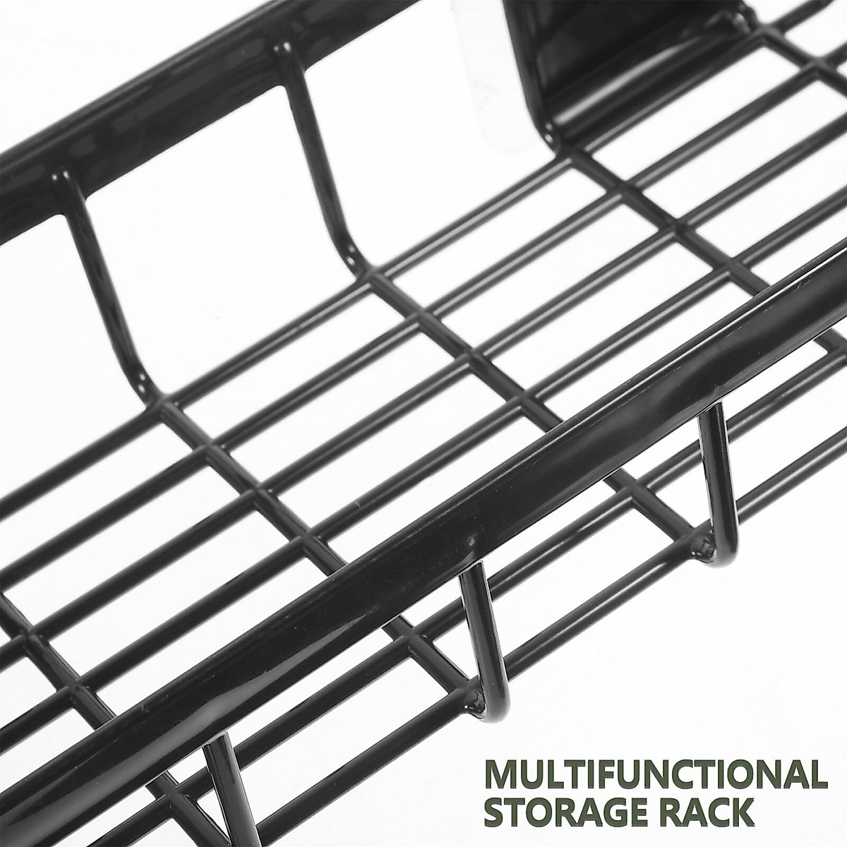 PRETYZOOM Shower Wall-Mounted Mounted Storage Rack Bathroom Wall Hanging Organizer Hollow Wall Mounted Storage Rack Drainage Organizer Bathroom Draining Shelf