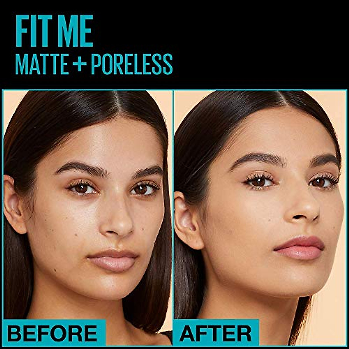 Maybelline Fit Me Matte + Poreless Liquid Oil-Free Foundation Makeup, Classic Beige, 1 fl; oz