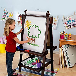 Essential 2 Roll Easel Paper Roll 12 Inch x 75 Feet, Without Glue, Blank Coloring Roll for Paints, Wall Art, Fadeless Bulletin Board Paper, Gift Wrapping Paper and Kids Crafts