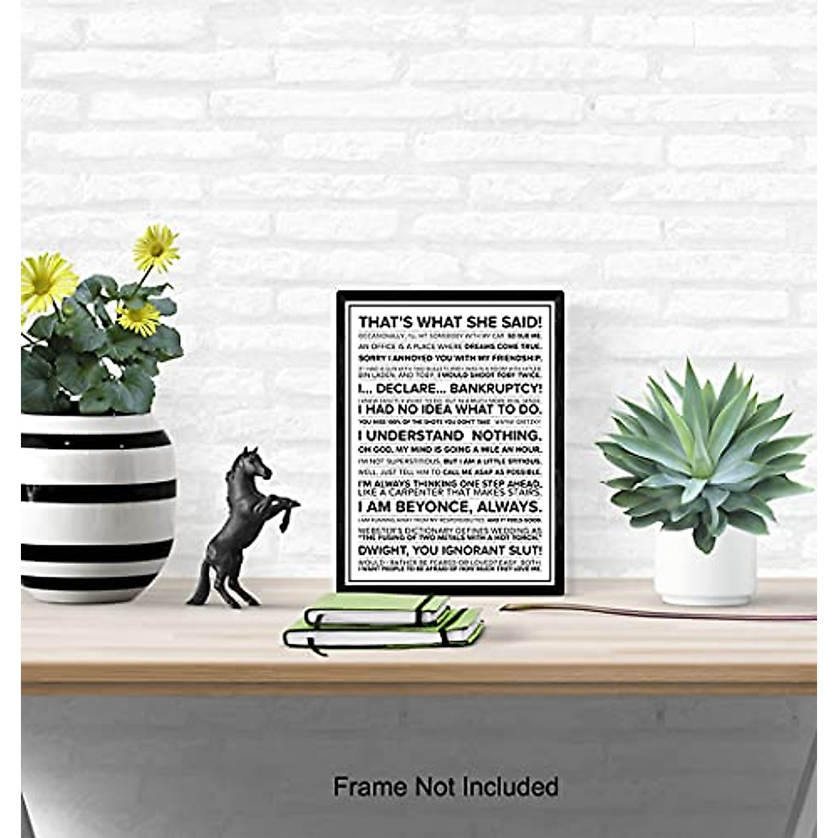 LARGE 11X14 - The Office Merchandise - The Office Merch - Michael Scott Poster - The Office Decor - The Office Gifts - The Office Wall Art- Boss Gifts for Men, Women - Funny The Office Quotes Wall Art