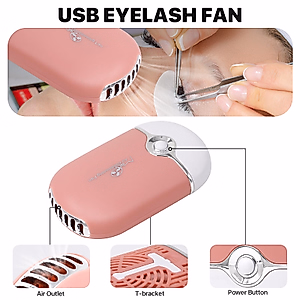 Pretty memory 225 PCS Eyelash Extension Kit with Lash Mannequin Head, Lash Fan, Eyelash Extension Glue, Eyelash Remover Cream, Lash Tweezers, Lash Extension Supplies for Eyelash Extension Practice