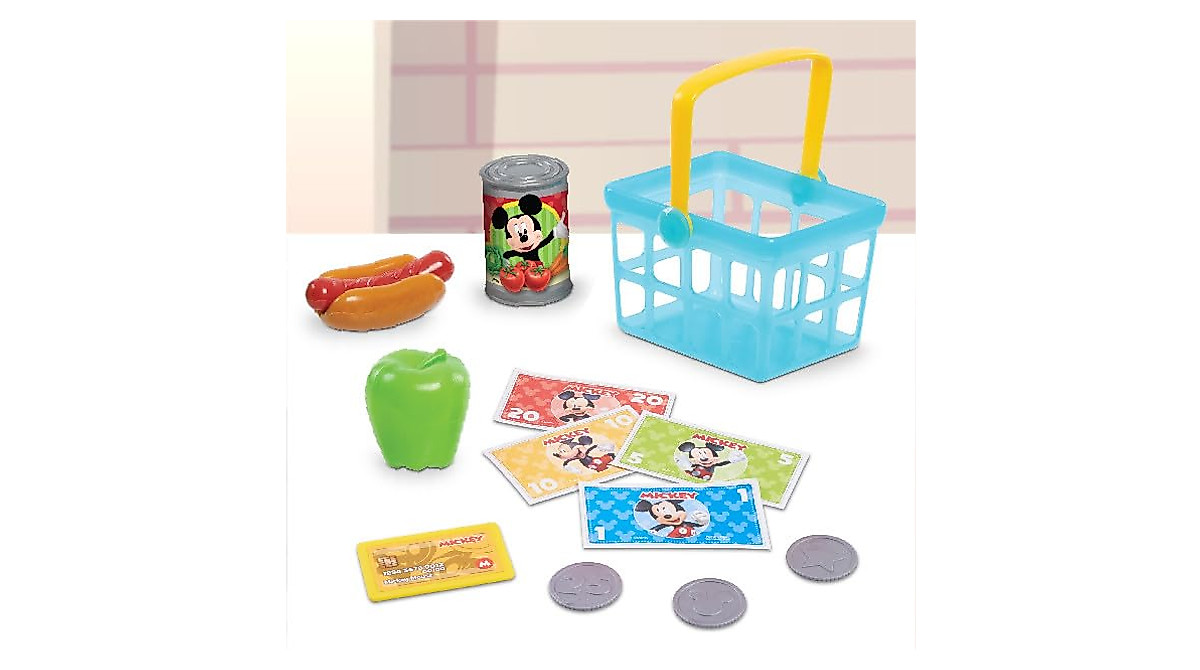 Disney Mickey Mouse Cash Register Toy with Realistic Sounds for Kids 3+