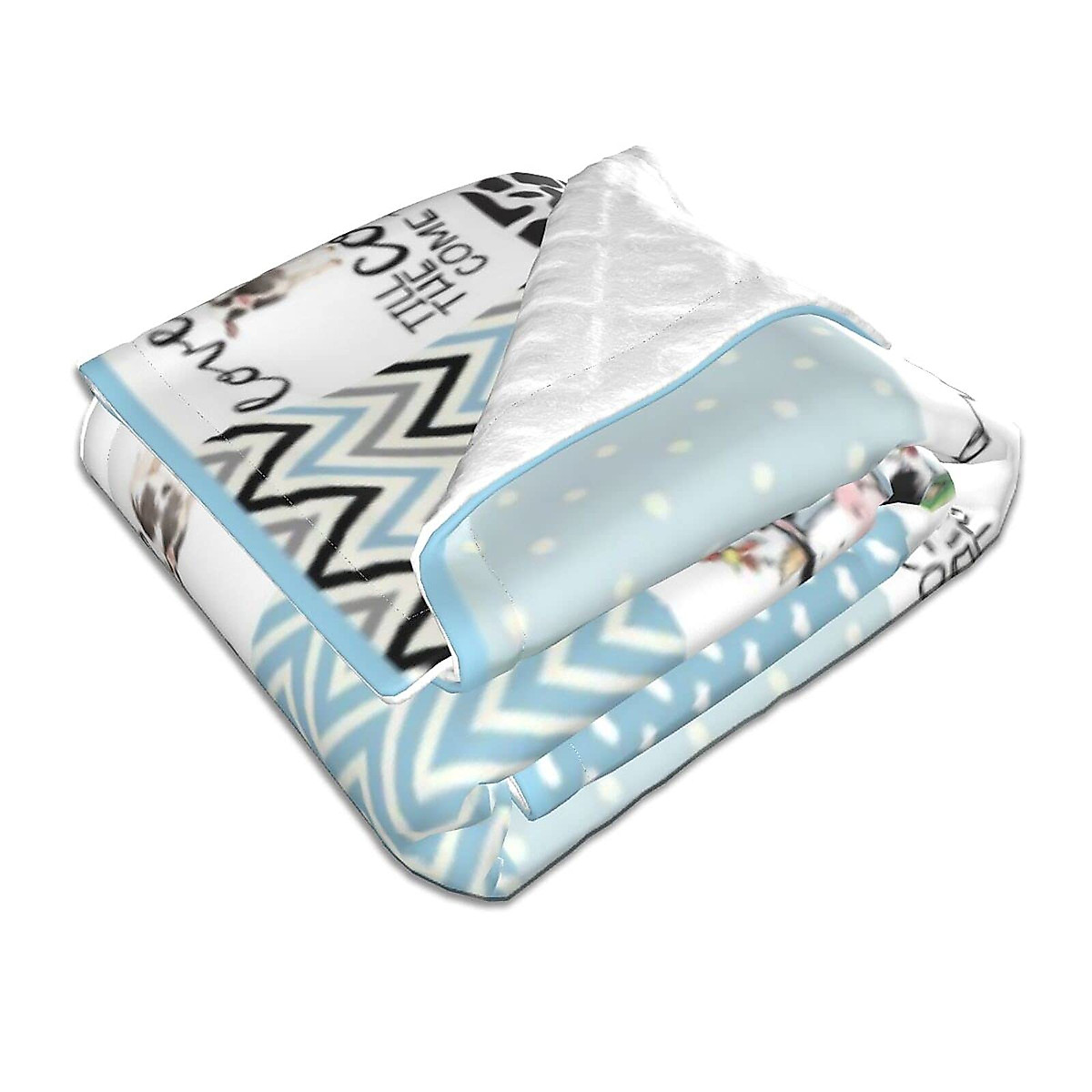 Baby Blanket for Boys Girls Milk Cow Baby Blanket Warm Soft Cozy Nursery Blankets All Season Air Conditioning Throw Blanket Stroller Crib Receiving Blanket 30x40 Inch