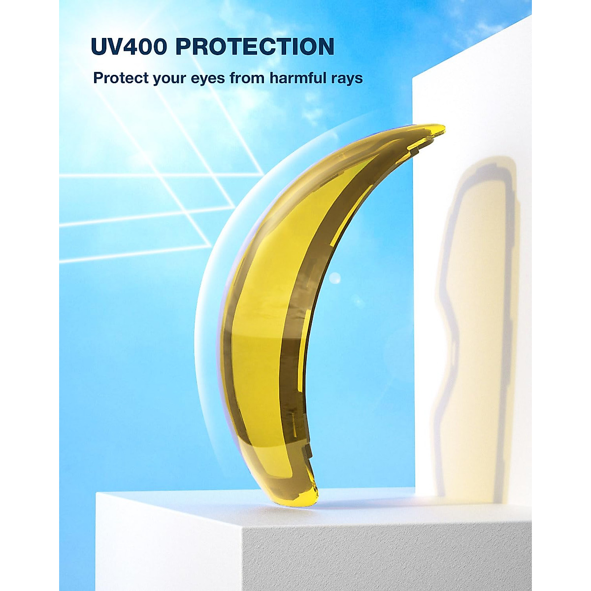 ZIONOR Lagopus X4 Ski Snowboard Snow Goggles Replacement Lenses (VLT 78% Bright Lens)