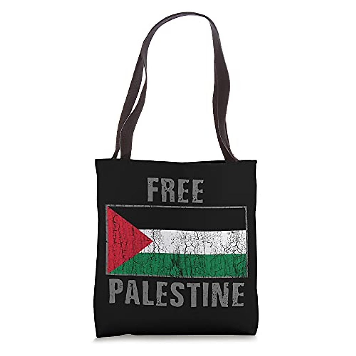 Free Palestine Distressed Flag Save Palestinians Tote Bag