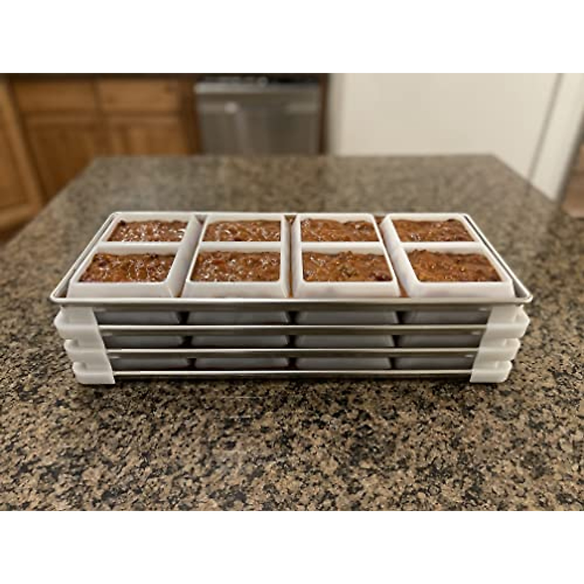 Tray Dividers for Harvest Right Freeze Dryer Trays - Fits Medium Trays (4 Sets (4 Trays), White)
