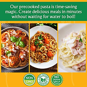 Pasta Zing Spaghetti Pasta Pack of 7, 7.05 Ounce, | Ready To Eat in 60 Sec | Pasta -100% Italian Durum Wheat | Natural Ingredients | Pre Made Meals Ready to Eat Fresh