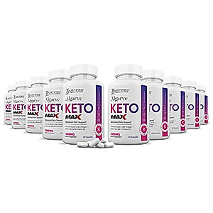 Justified Laboratories (10 Pack) Algarve Keto ACV Max Pills 1675 MG Formulated with Apple Cider Vinegar Keto Support Blend 600 Capsules