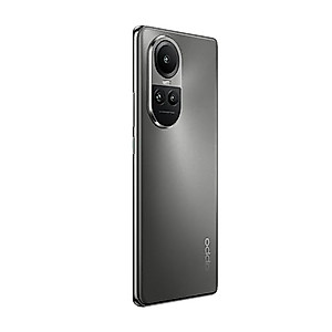 OPPO Reno10 Dual-SIM 256GB ROM + 8GB RAM (Only GSM | No CDMA) Factory Unlocked 5G Smartphone (Silvery Grey) - International Version