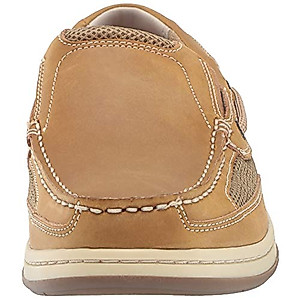 Margaritaville Men's Anchor Slip On Boat Shoe, Light Tan, 10.5