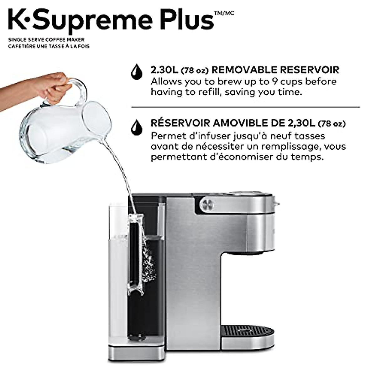 K-Supreme Plus Single Serve K-Cup Pod Coffee Maker