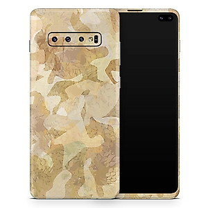 DesignSkinz Desert Camouflage V1 Protective Vinyl Decal Wrap Skin Cover Compatible with The Samsung Galaxy S20 (Screen Trim & Back Glass Skin)