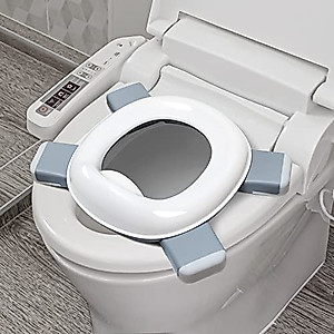 INNOWEST® Travel Potty, Toddler travel potty, Portable toddler potty, travel potties foldable, toddler potty folding toilet, apply to seat emergency toilet for car, outdoor, indoor toilet, Grey
