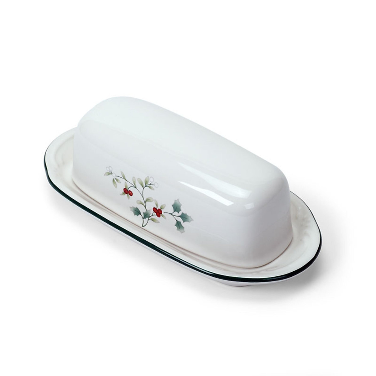 Pfaltzgraff Winterberry Covered Butter Dish Dinnerware Set, 4 Inches, 0253981325981