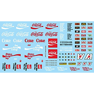 AMT White Western Star Semi Tractor (Coca Cola) 1:25 Scale Model Kit