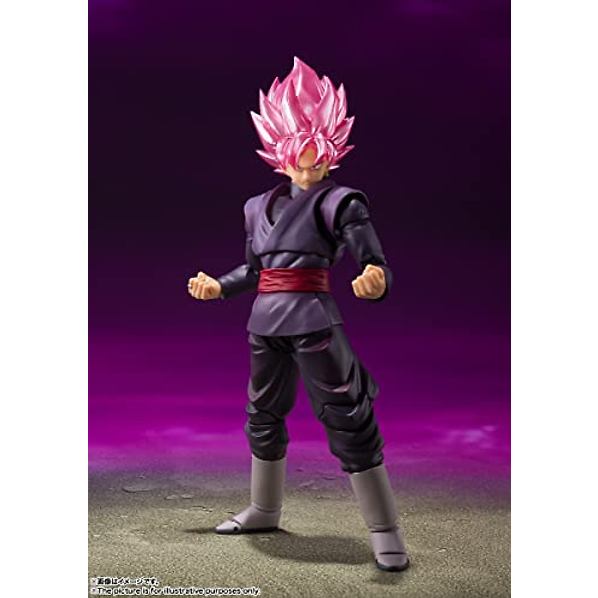 TAMASHII NATIONS - Dragon Ball Super - Goku Black Super Saiyan Rose, Bandai Spirits S.H.Figuarts Action Figure