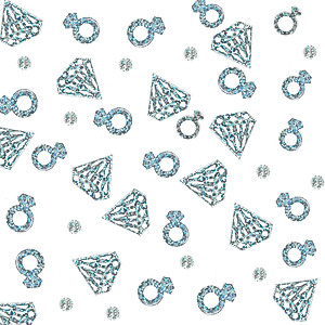 URROMA Wedding Decorations for Tables, Glitter Diamond Confetti Engagement Party Decorations Table Confetti for Bridal Shower Bachelorette Birthday Decorations, Silver