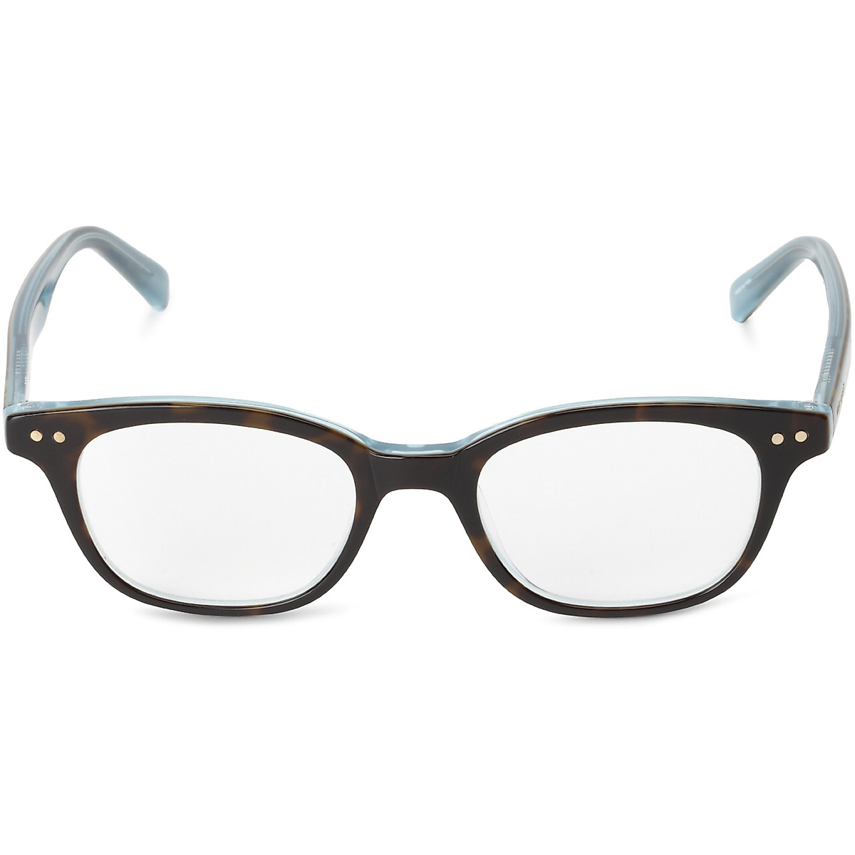 Kate Spade Women's Rebec Cat Eye Reading Glasses, Tortoise Aqua, 49 mm (1.5 x Magnification Strength)