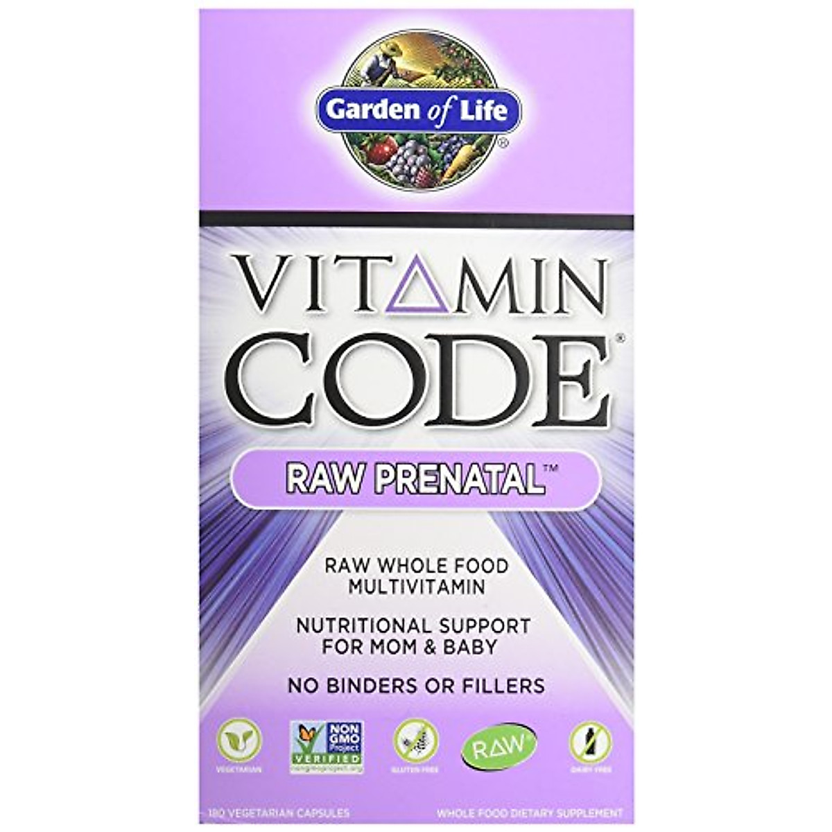 Garden of Life Vitamin Code RAW Prenatal, 90 Capsules by Garden of Life