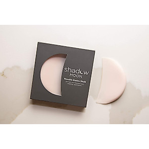 ShadowMoon - Reusable Eye Makeup Shield and Silicone Under Eye Cooling Pad for puffy eyes and perfect makeup application. Alternative to disposable shadow shields and eye makeup shields, 1 Pc Pink