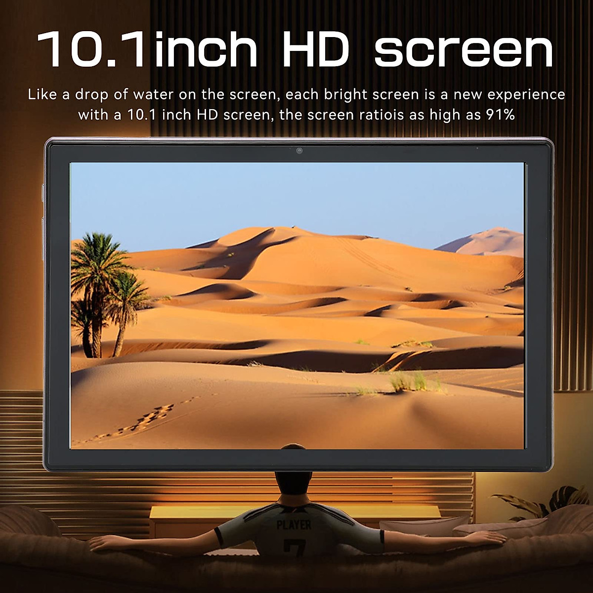 Zyyini 10.1 Inch Calling Tablet, 8 Core CPU 8GB RAM 256GB ROM 4G Calling Tablet,8MP 16MP Dual Camera,7000mAh Battery,Gifts for Kids