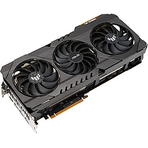 ASUS TUF Gaming AMD Radeon™ RX 6900 XT OC Edition Graphics Card (PCIe 4.0, 16GB GDDR6, HDMI 2.1, DisplayPort 1.4a, Dual Ball Fan Bearings, All-Aluminum Shroud, Reinforced Frame, GPU Tweak II)