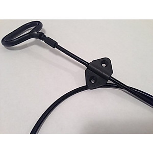 ProFurnitureParts Recliner Cable D-Ring Release Handle - Exposed Length 5.25" -Total Overall Length 37.5"