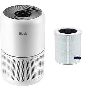 LEVOIT Air Purifier for Home Allergies Pets Hair in Bedroom & Core 600S Air Purifier Smoke Remover Replacement Filter, 4-in-1 Filter and Activated Carbon, Core 600S-RF-SR, 1 Pack