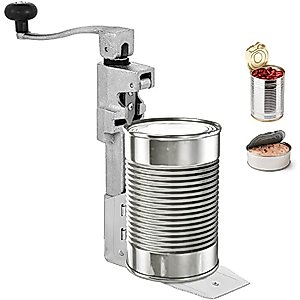 Happybuy Commercial Can Opener, 15.7 inches Tabletop Can Opener, Heavy Duty Manual Table Can Opener for Restaurant Hotel Bar