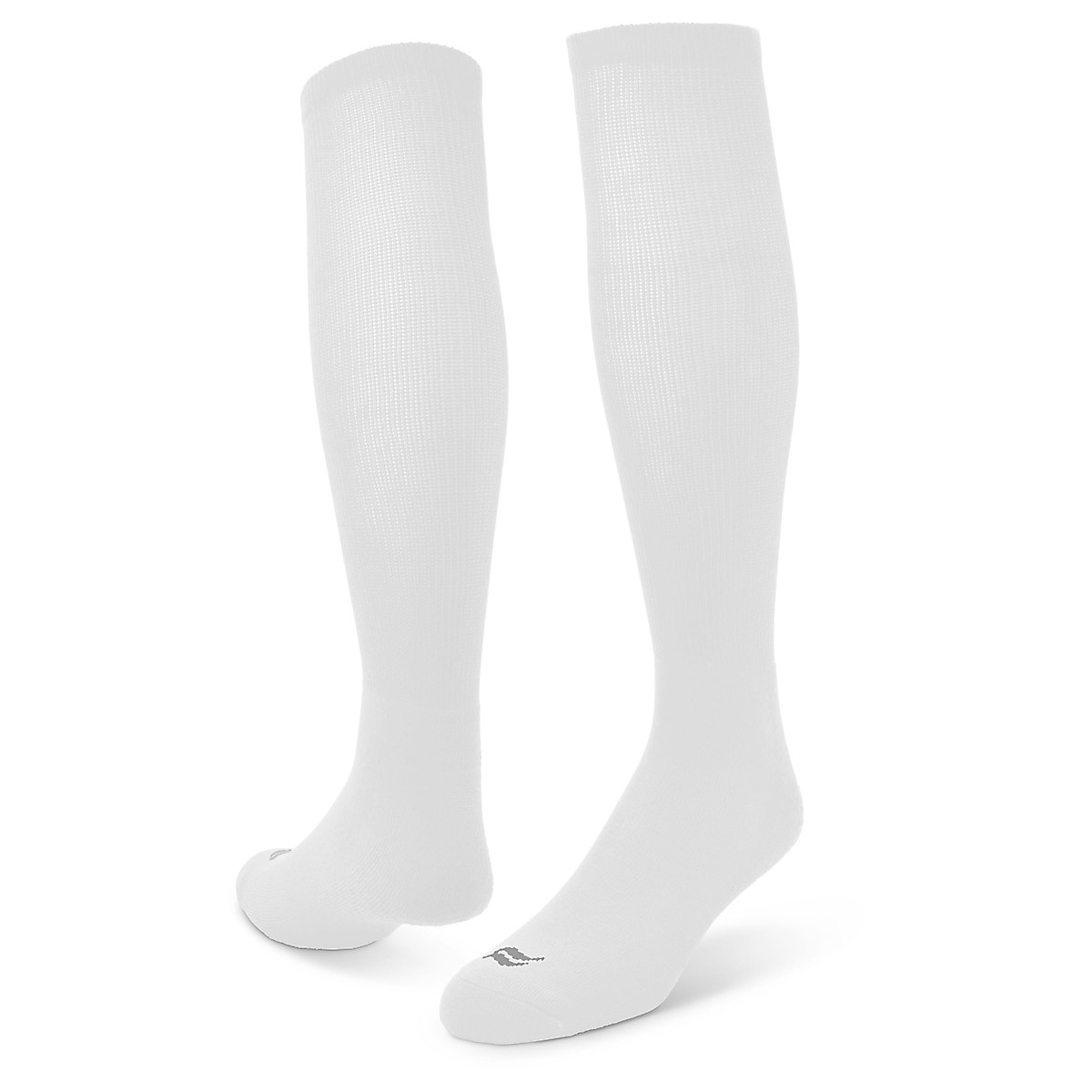 Sof Sole All Sport Over-the-Calf Team Athletic Performance Socks (2 Pair), Medium, White