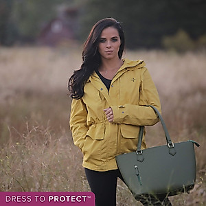 Tactica Defense Fashion Conceal Carry Purses for Women – Gun Purse w/Firearm Compartment – Purses and Handbags Concealed Carry for Women, Black