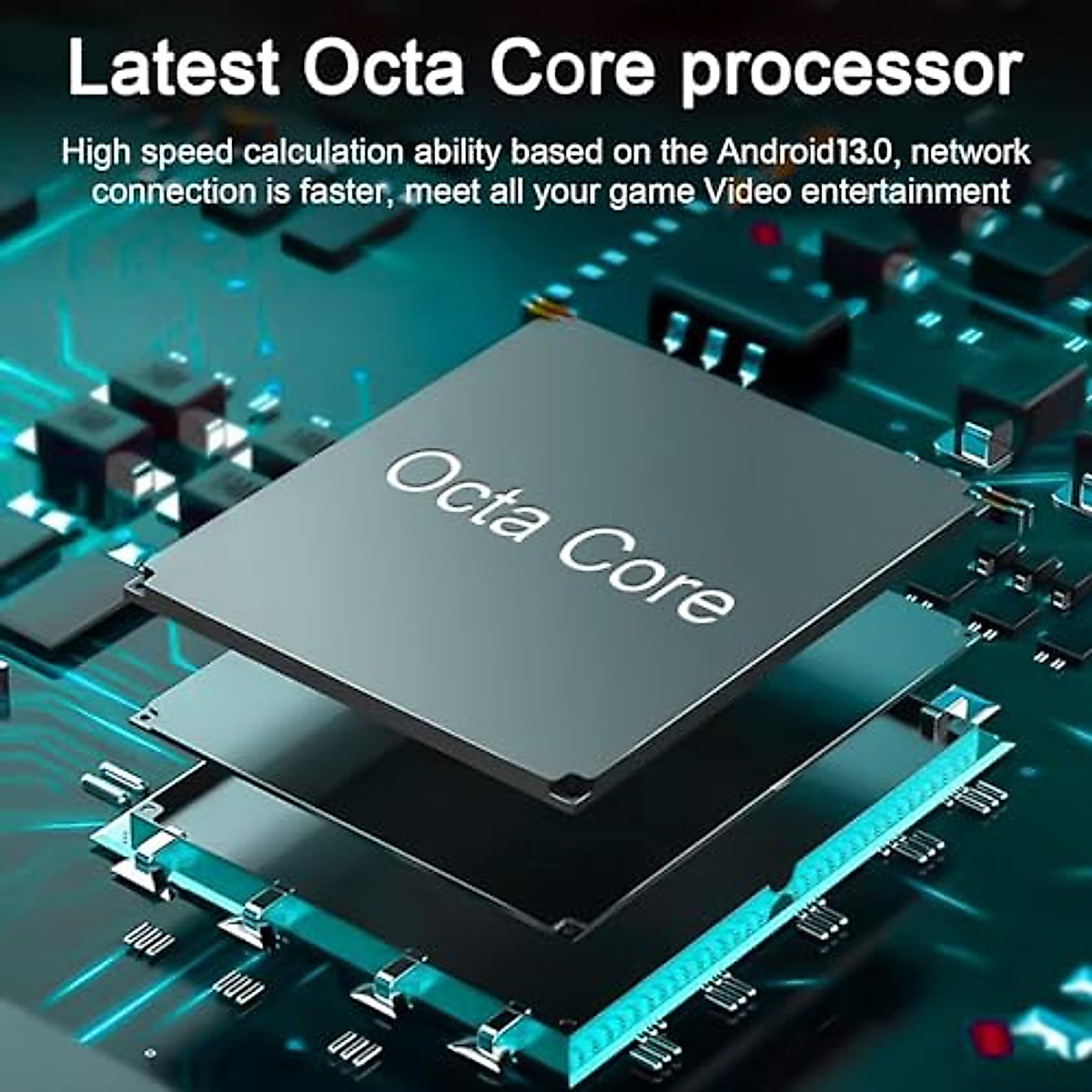 2024 Tablet Android Tablet Octa-Core Processor 64GB Storage 1TB Expandable, 2+8MP Dual Camera, Tablets PC