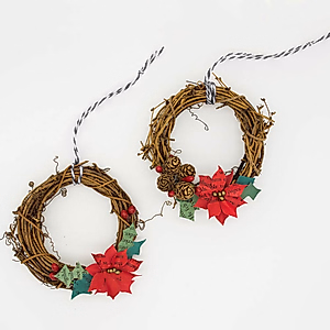 Tenn Well Grey and White Twine, 656 Feet 2mm Striped Cotton Bakers Twine for Baking, Gift Wrapping, Ornament Hanging, Crafting, Packing