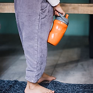 Tommee Tippee Insulated Sportee Water Bottle for Toddlers, Spill-Proof, Playful and Colorful Designs, Easy to Hold Handle, 9oz, 12m+, Pack of 2, Blue and Orange