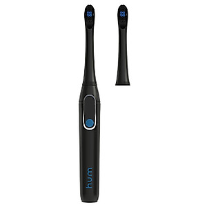 hum by Colgate Smart Rechargeable Electric Toothbrush Kit, Black, Unisex-Adults