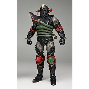 NECA Dungeons and Dragons Ultimate Grimsword 7-Inch Scale Action Figure with Sword, Snake Mace, Snake Shield, and Interchangeable Hands