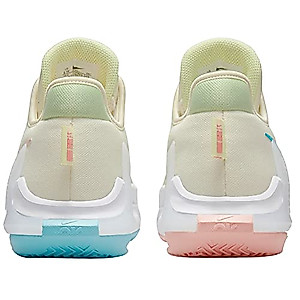 Nike Lebron Witness VI (Big Kid) Coconut Milk/Polarized Blue/Vapor Green 4 Big Kid M