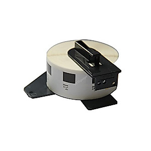 IDIK-11221 Replacement Labels Compatible with Brother DK-1221 Square Labels 23mm x 23mm x 1000pcs/Roll Packed in Individual Printed Retail Box with Permanent Cartridge