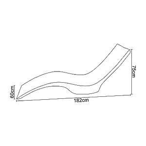 XGC Luxury Waterproof Patio Furniture, Pool Lounger Chaise Support Up to 9"-16" in Water, Set of 2 Lounge Chairs for Outside Pool & Poolside & Sun Deck Tanning, White