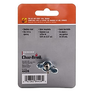 Char-Broil 7484426P06 Temperature Gauge, Standard, Silver