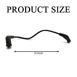 Tobenbone Car Fuel Pressure Regulator Vacuum Hose, OEM#17113556 Fuel Regulator Vacuum Line Tube for 4.8L 5.3L 6.0L Engine Compatible with Chevrolet Silverado GMC Sierra Buick (Black)