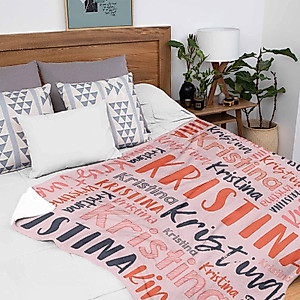 Custom Blanket for Baby Boys Girls Personalized Baby Blankets with Name Personalized Blankets for Adults Kids Custom Baby Blanket with Name Customized Baby Girl Gifts for Birthday Christmas 60"x80"