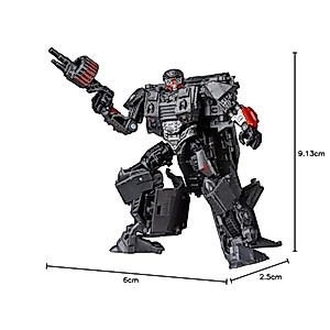 Transformers Toys Studio Series 50 Deluxe The Last Knight Movie WWII Autobot Hot Rod Action Figure - Ages 8 & Up, 4.5"