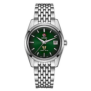 Rado Golden Horse Swiss Automatic Watch with Stainless Steel Strap, Silver, 21 (Model: R33930313), Green