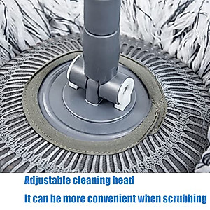 Mops for Floor Cleaning, 360° Rotatable Adjustable Cleaning Mop, Reusable Spin Mop Cloth, 2022 New Telescopic Microfiber Dust Wall Cleaner Mop, For Wall, Ceiling, Window And Baseboard Cleaner