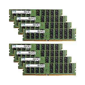 Samsung Memory Bundle with 256GB (8 x 32GB) DDR4 PC4-21300 2666MHz Memory Compatible with Dell PowerEdge R440, R640, R740, R740XD, T440, T640 Servers